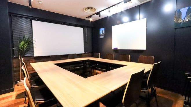 【渋谷駅1分!ヒカリエ隣!16名】プロジェクター・ホワイトボード・WiFi無料!お洒落な空間!ふれあい貸し会議室 渋谷No90の写真7
