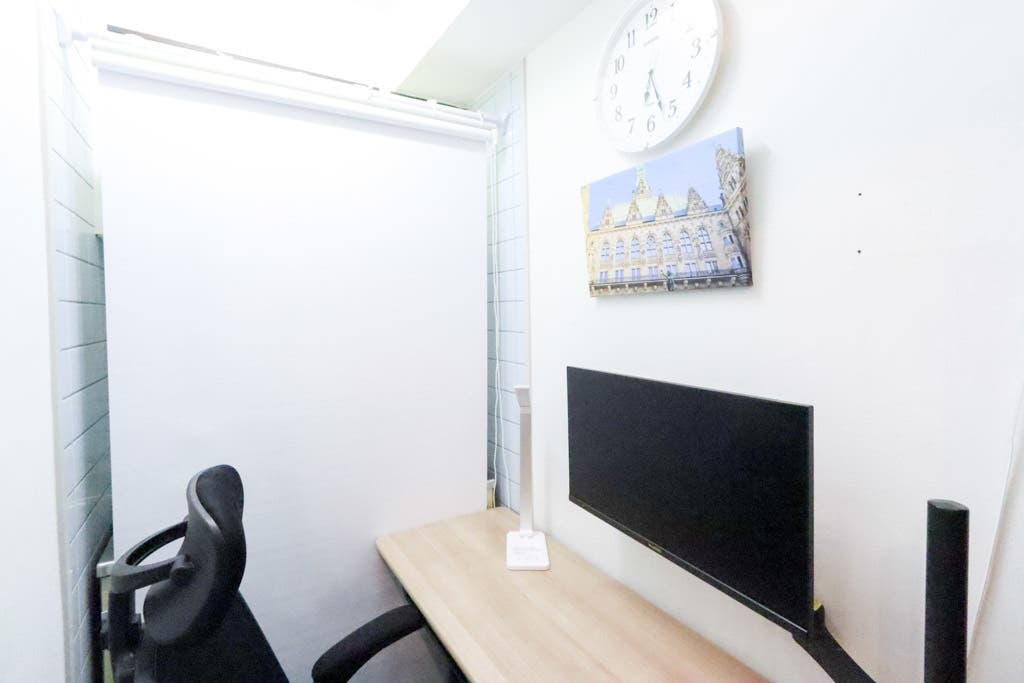 【渋谷駅徒歩1分！渋谷ヒカリエ隣！1名用完全個室！】ディスプレイ・WiFi全て無料！流し台あり！ふれあい貸し会議室 渋谷No92の写真6