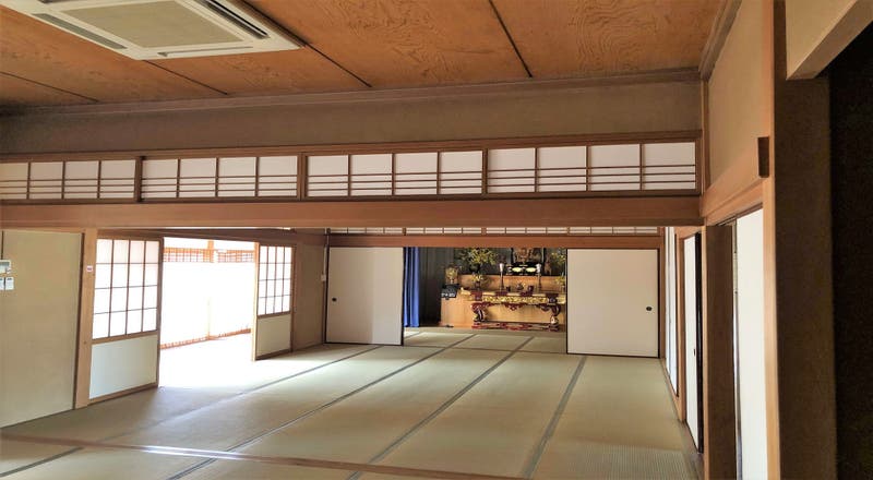 【最大30名】テーマパークのような歴史あるお寺スペース「釈迦殿（全三間）」！ヨガ、瞑想、マインドフルネスにおすすめ！