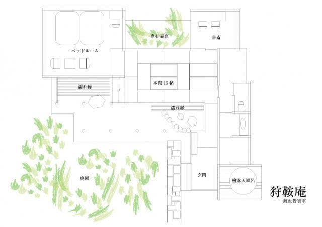 撮影限定　明治時代の雰囲気をそのまま残した和庭園が見えるこだわりの空間　狩鞍庵の写真9