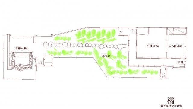撮影限定 明治時代の雰囲気をそのまま残した和庭園が見える露天風呂付客室の写真11