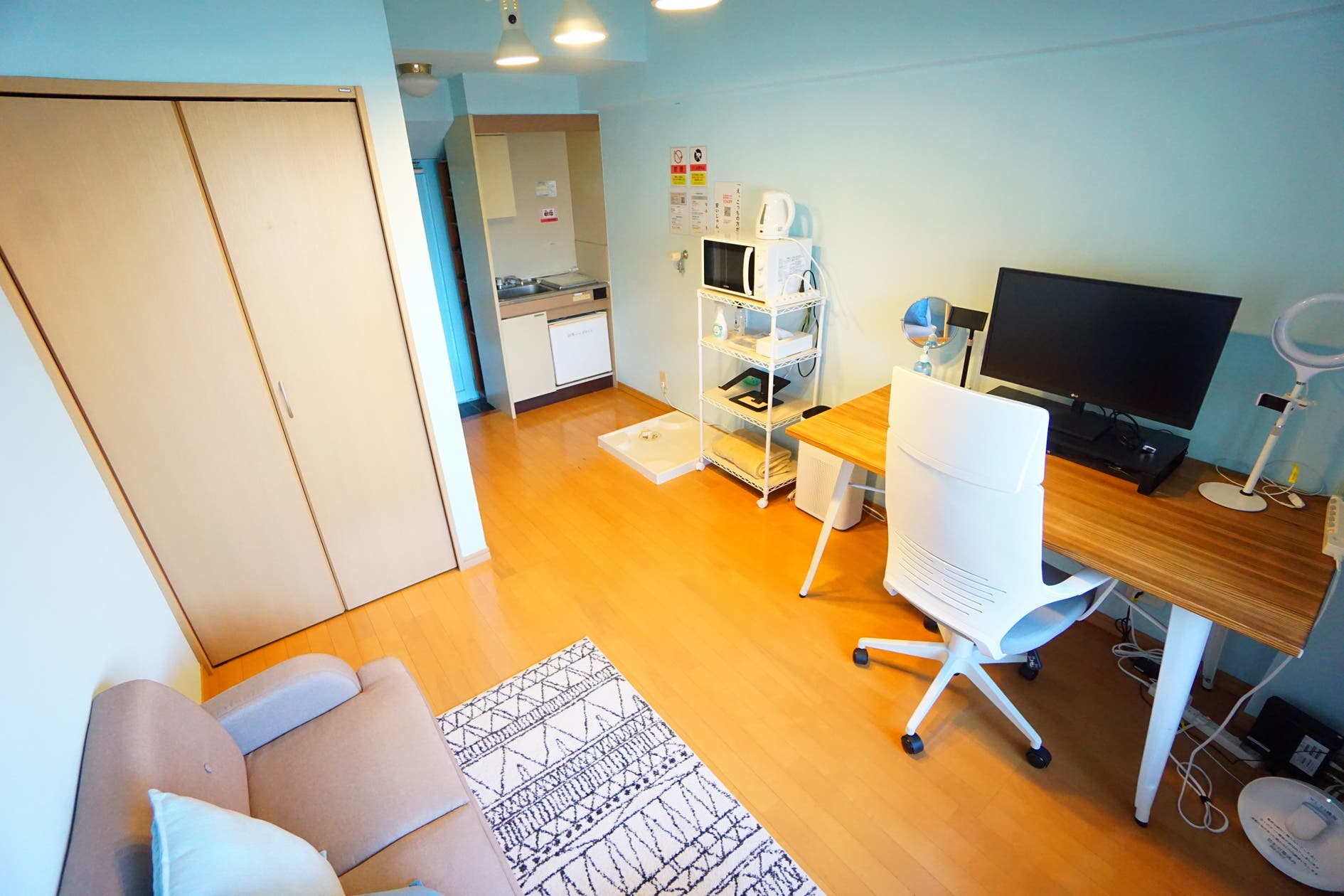 ⭐️光回線導入！⭐️＜日吉ミニマルオフィス102＞完全個室✨モニター/テレワーク/Web会議,面接/自習/作業場所の写真8