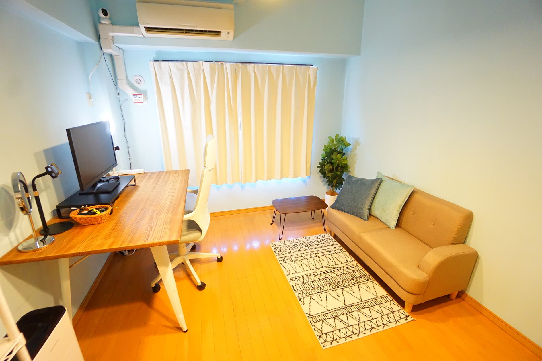 ⭐️光回線導入！⭐️＜日吉ミニマルオフィス102＞完全個室✨モニター/テレワーク/Web会議,面接/自習/作業場所の写真9
