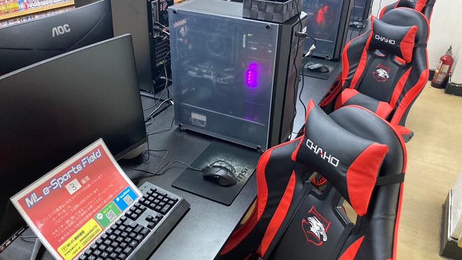 JR錦糸町駅から徒歩3分、24時間いつでも使える、ネットカフェ併設のesports施設の写真3