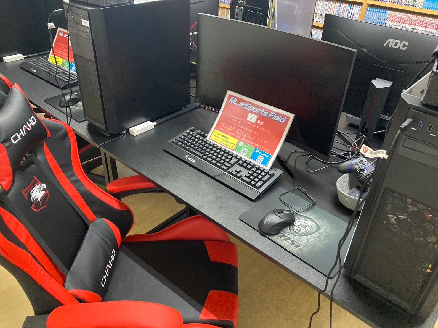 JR錦糸町駅から徒歩3分、２４時間いつでも使える、ネットカフェ併設のesports施設の写真6