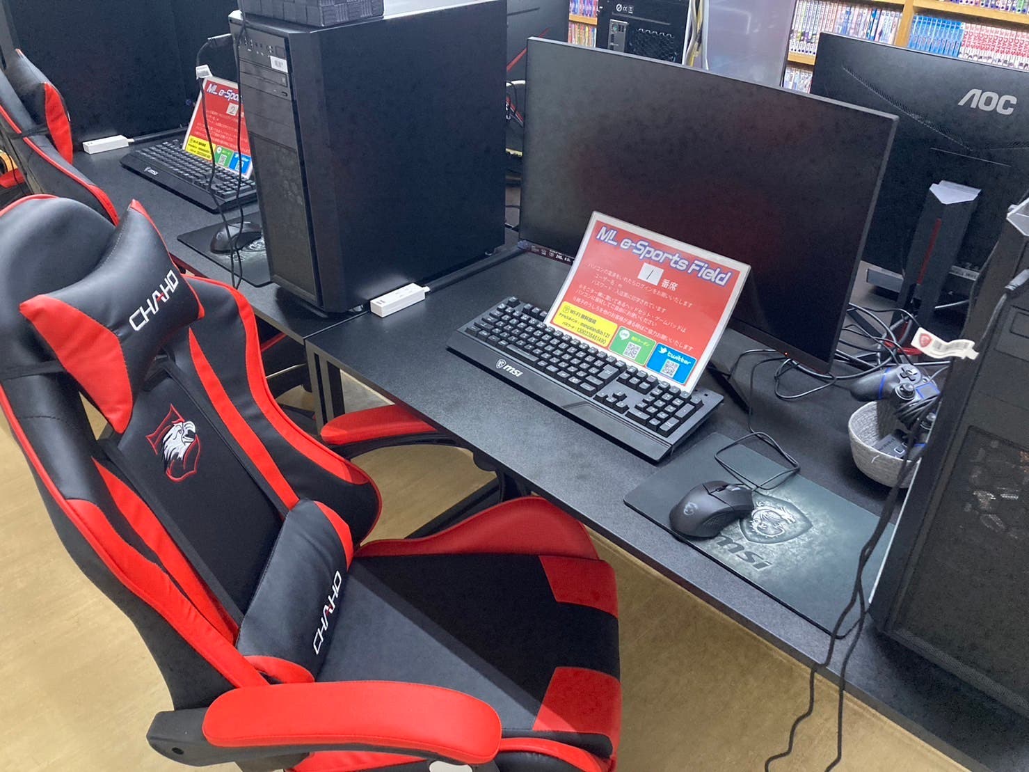 JR錦糸町駅から徒歩3分、２４時間いつでも使える、ネットカフェ併設のesports施設の写真7