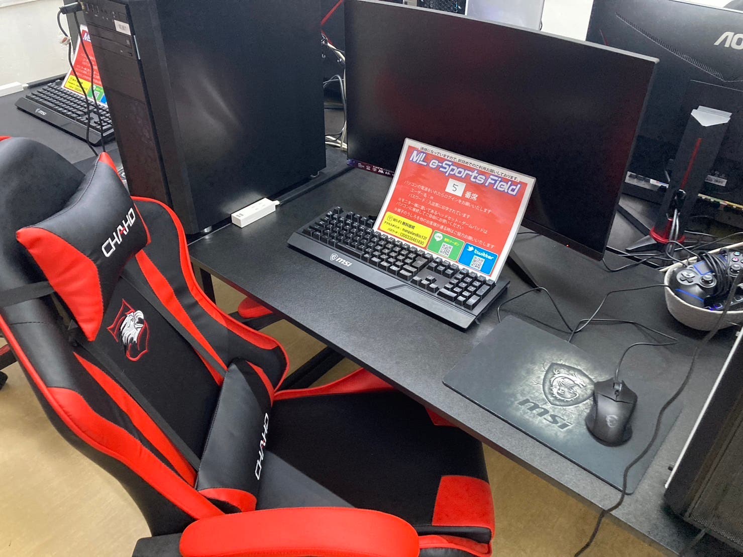 JR錦糸町駅から徒歩3分、２４時間いつでも使える、ネットカフェ併設のesports施設の写真9