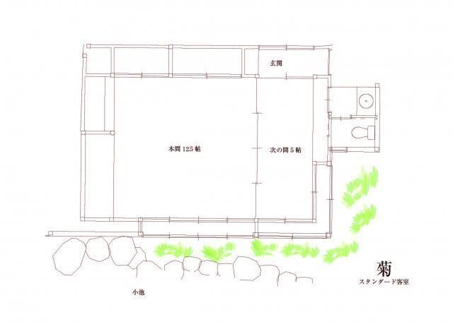 撮影限定　明治時代の雰囲気をそのまま残した和庭園が見える純和風客室の写真6