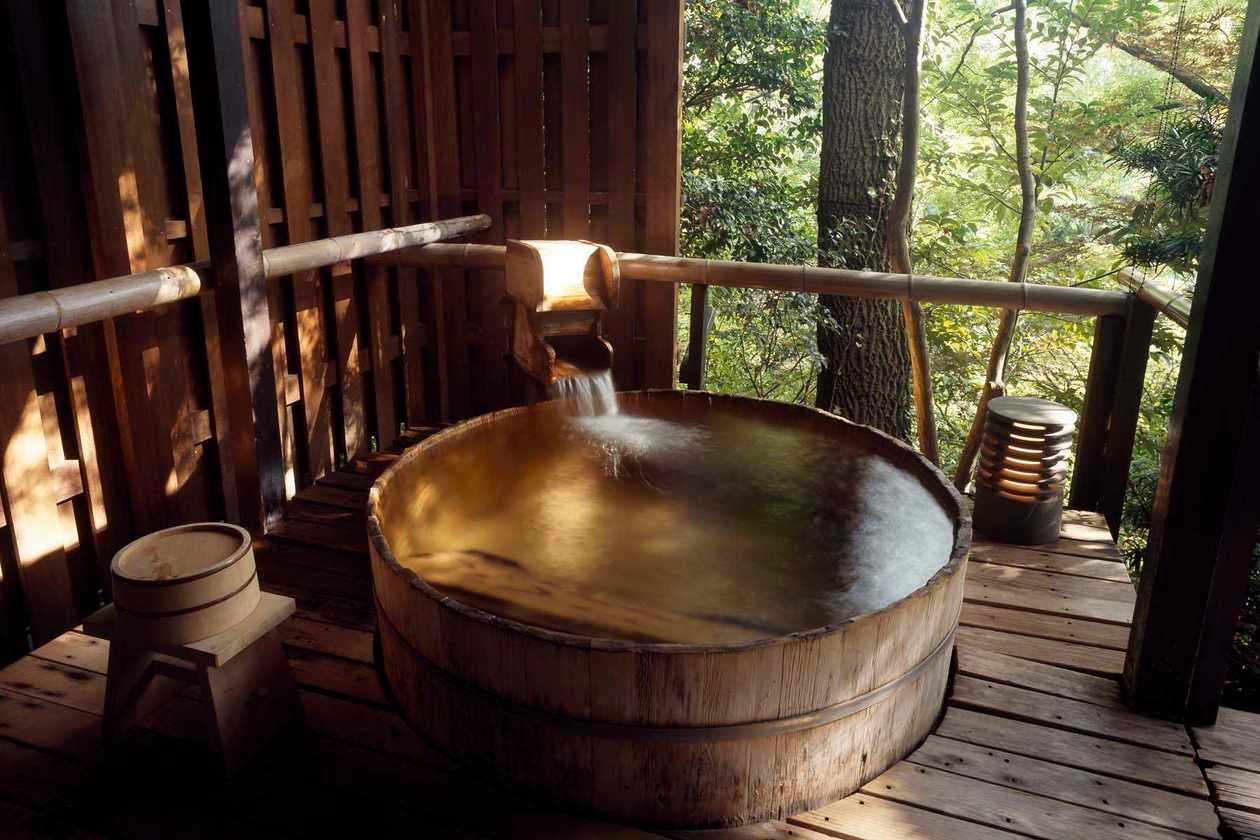 撮影限定　明治時代の雰囲気をそのまま残した和庭園が見える露天風呂付客室の写真6