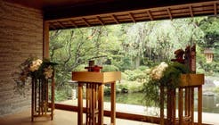撮影限定 和庭園が見える伝統とモダンが調和する式場で本格撮影の写真4