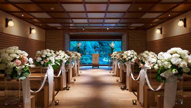 撮影限定 和庭園が見える伝統とモダンが調和する式場で本格撮影の写真8