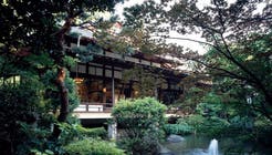 撮影限定 大きい窓から望む庭園は絶景 水上の披露宴会場 富月殿の写真2