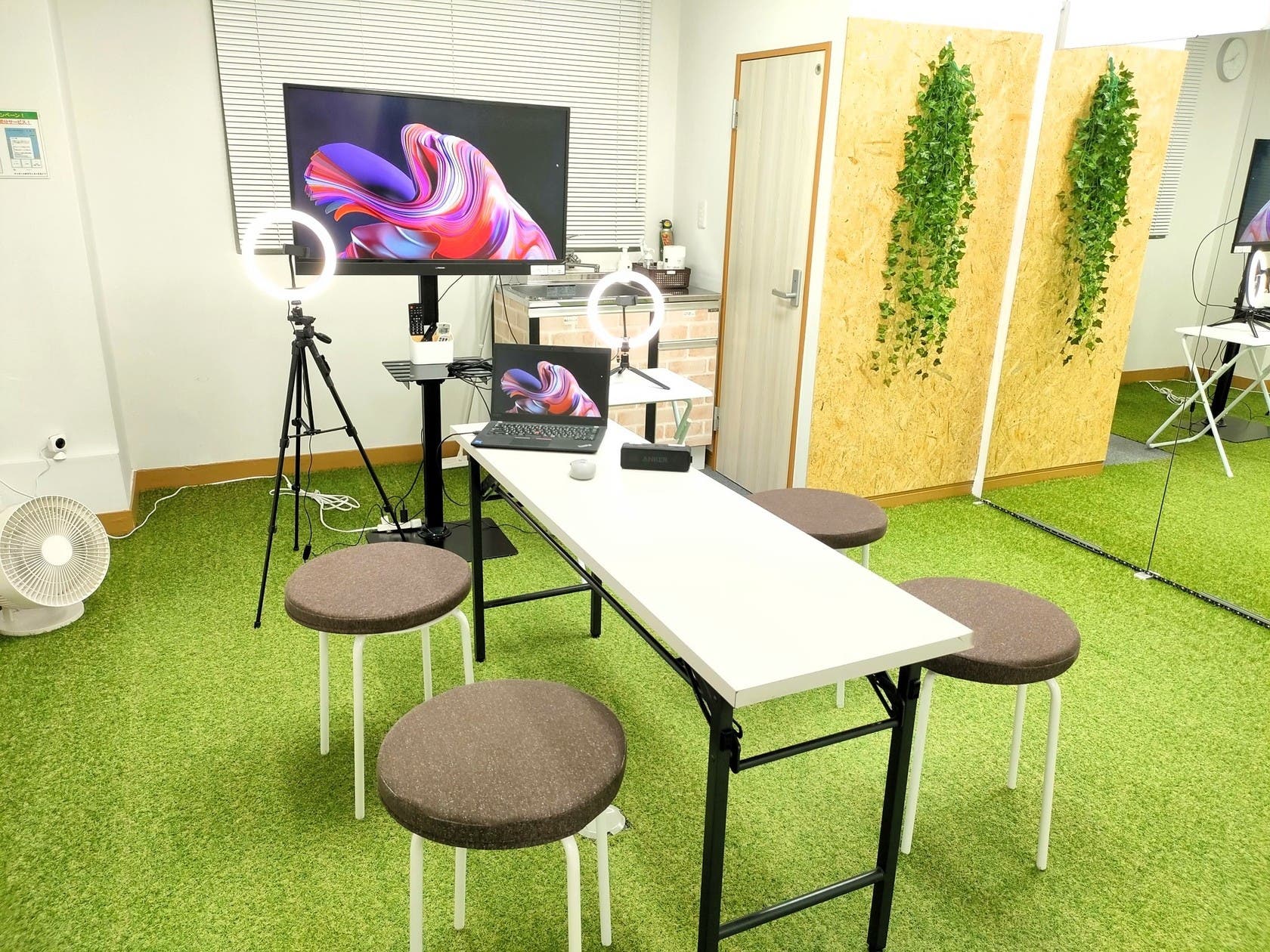 施術ベッド2台⁉️【市ヶ谷駅2分🔥】✨5名ダンスOK✨施術台あり✨備品充実✨高速光回線✨大型鏡✨【モエギ市ヶ谷】の写真7