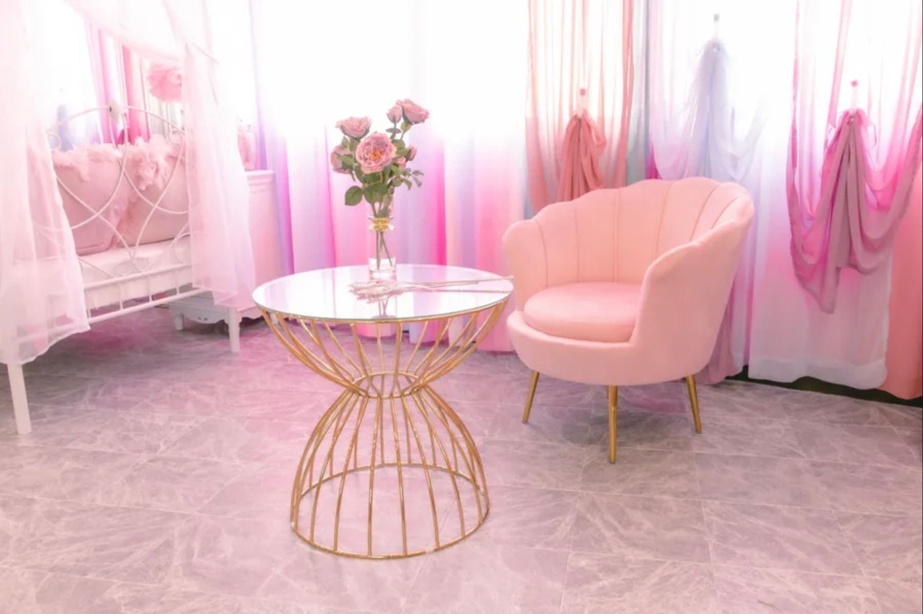 【コットンキャンディ】パステルカラーのガーリーロマンティックなかわいいスタジオの写真5