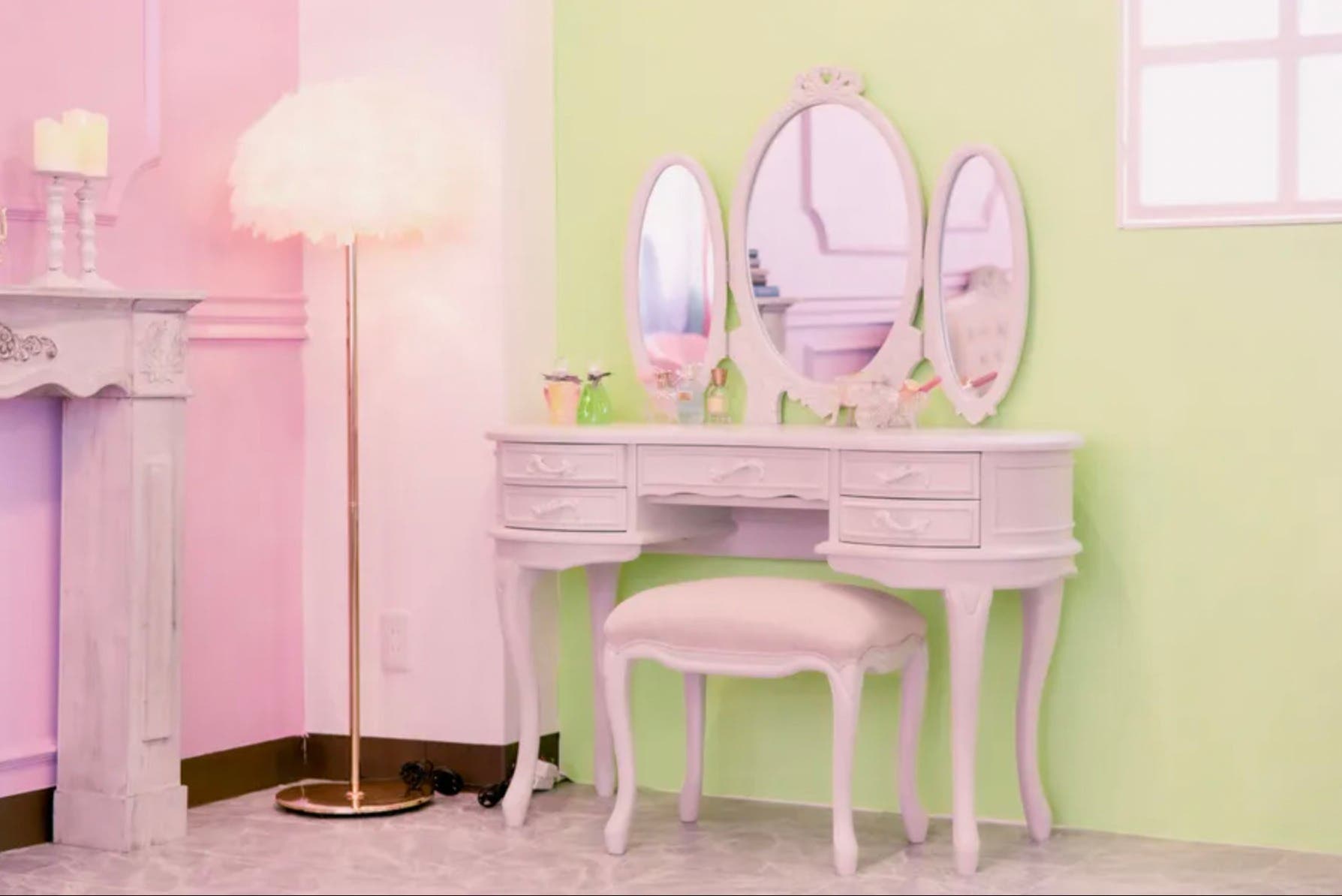 【コットンキャンディ】パステルカラーのガーリーロマンティックなかわいいスタジオの写真7