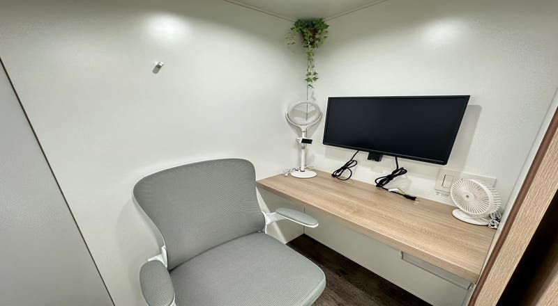 ＜PaO Work 三ノ宮No.1＞完全個室ワークブース💼光Wi-Fi📶✨モニター🖥テレワーク/ZOOM/面接/自習/作業