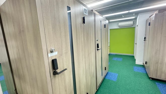 <PaO Work 三ノ宮No.5>完全個室ワークブース💼光Wi-Fi📶✨モニター🖥テレワーク/ZOOM/面接/自習/作業の写真2