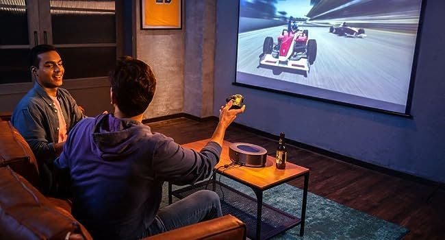 100インチ大型スクリーン＆プロジェクターの画像1