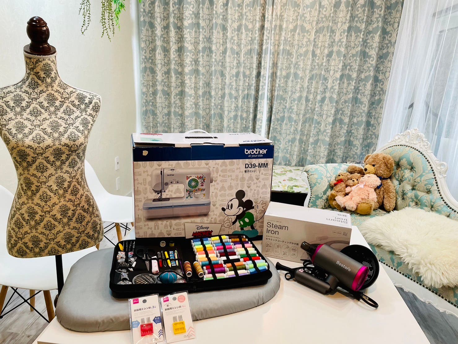 ミシン、スチームアイロン、ドライヤーの画像1