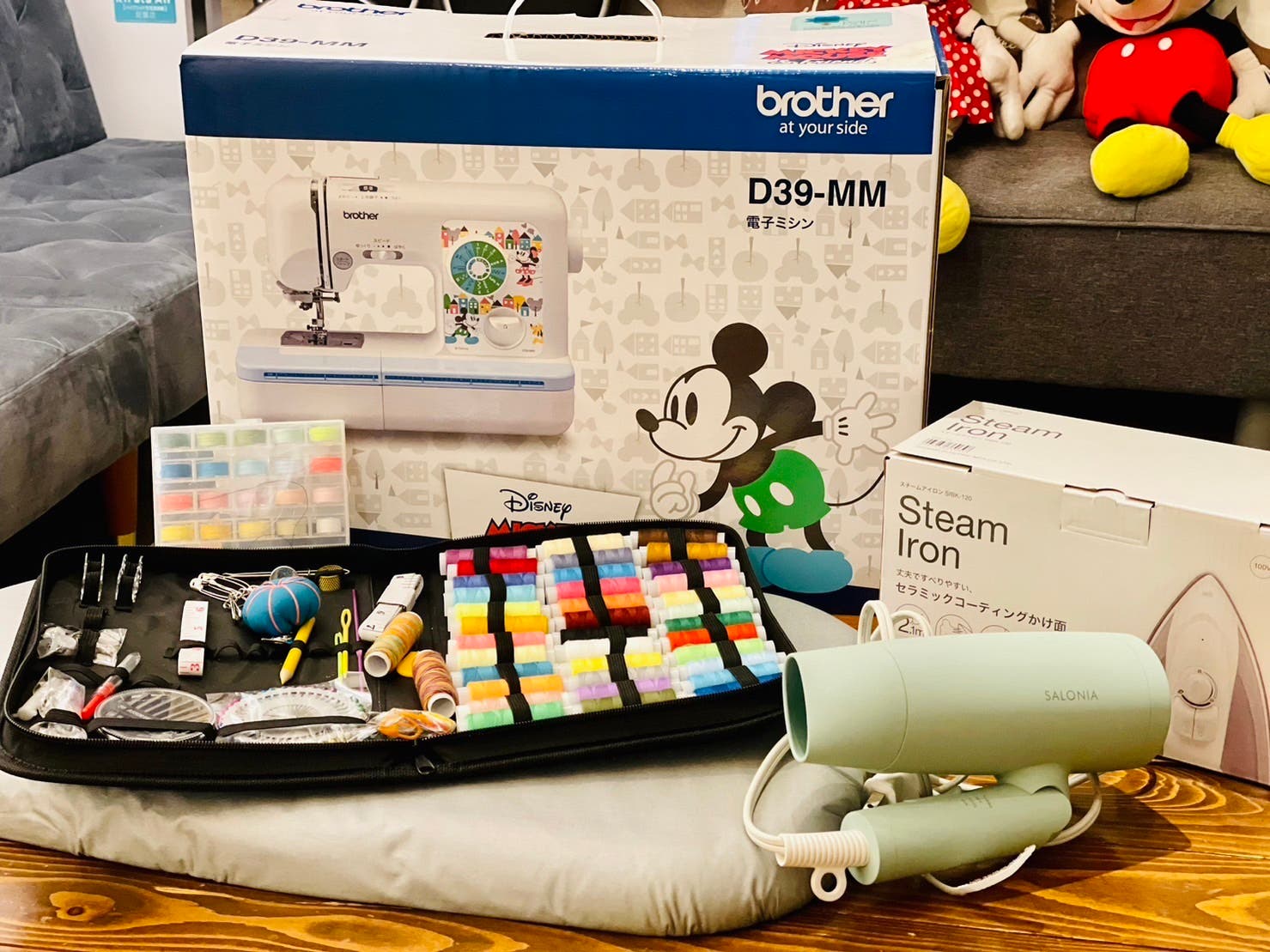 ミシン、スチームアイロン、ドライヤーの画像1