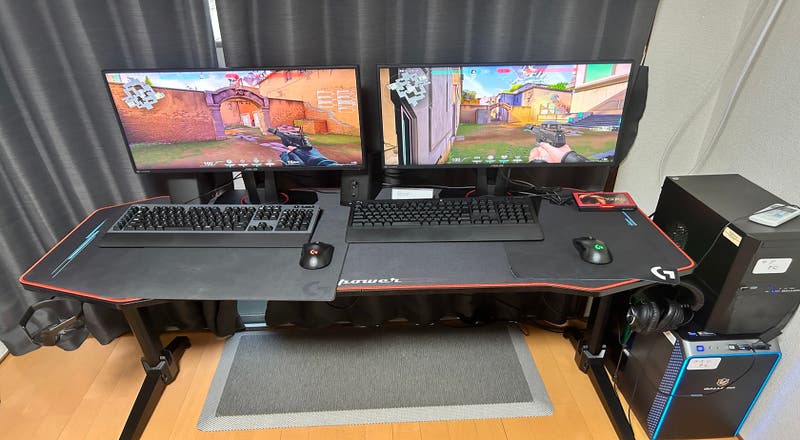 PC2台完備！本通りのゲーミングスタジオ　ゲーム、Zoom会議に特化したお部屋です。