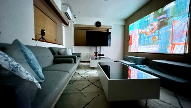 リフォーム済みで綺麗!18名OK/広い台所/24H/ゲーム機/大型プロジェクター【kitchen_002】の写真11