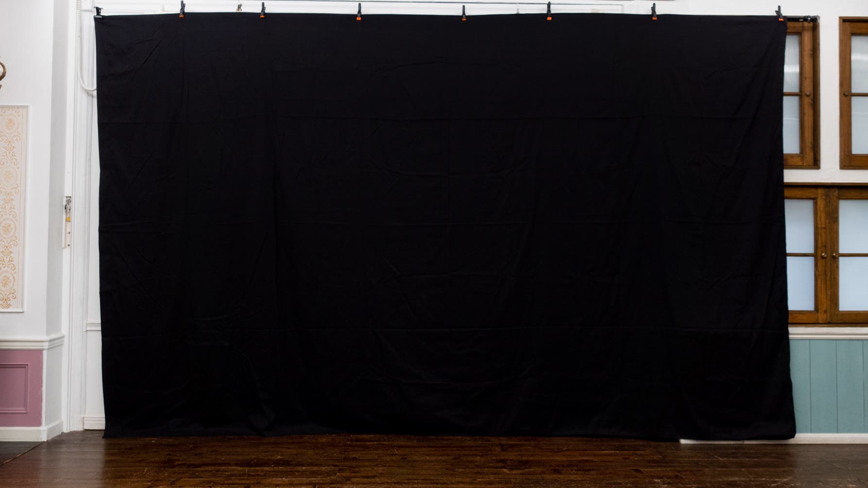 黒布　2.7mX4.4mの画像1