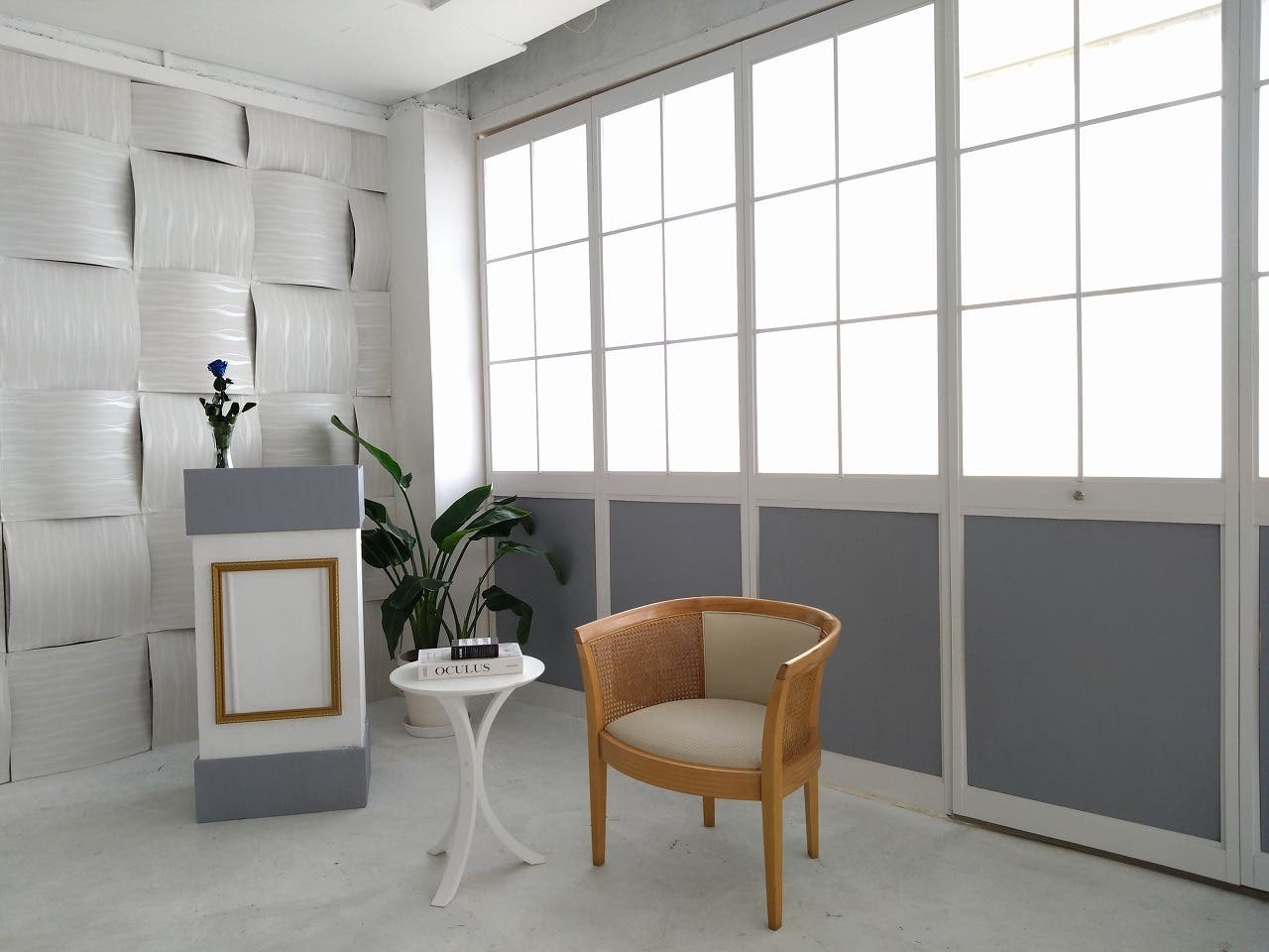 水道橋徒歩1分/自然光【限定格安プランあり】直射光の差し込むサンルーム/様々な背景、壁を撮影可/ビュースタジオの写真3