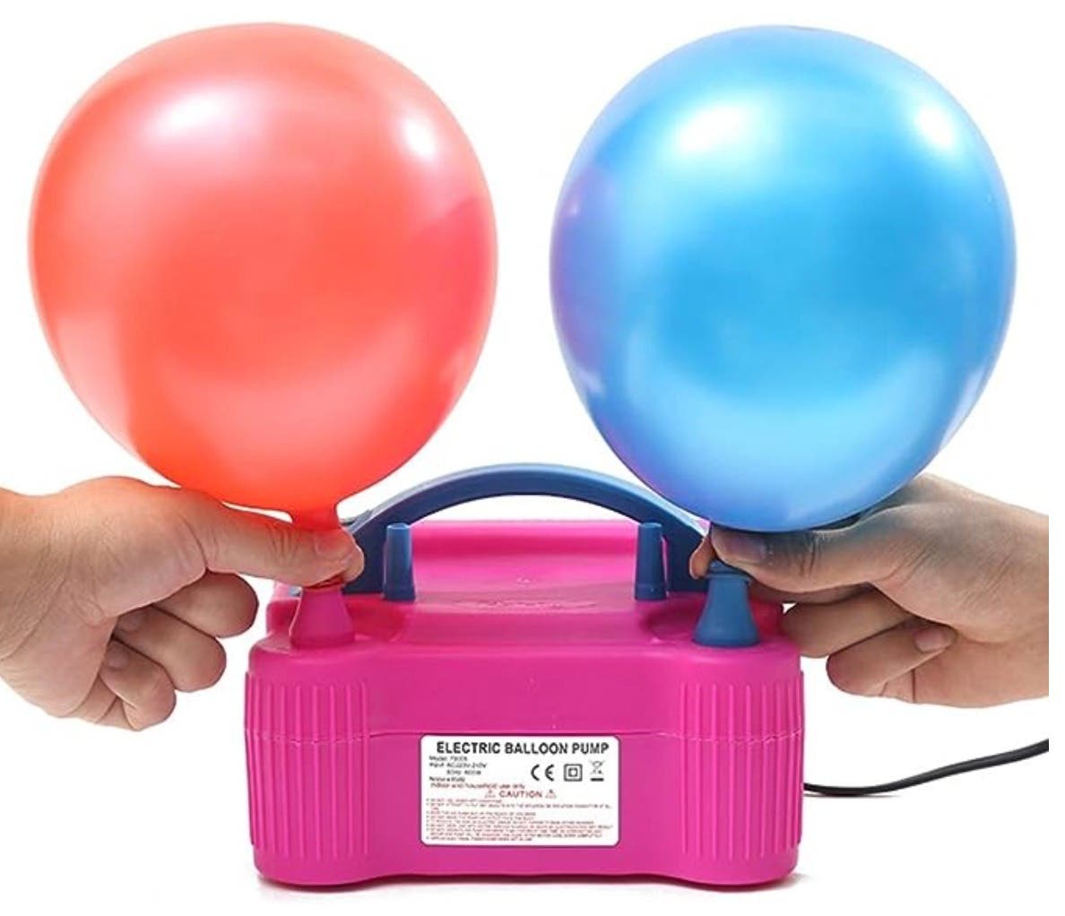 大量の風船が簡単に作れる電動空気入れ（２口利用可能！）の画像1