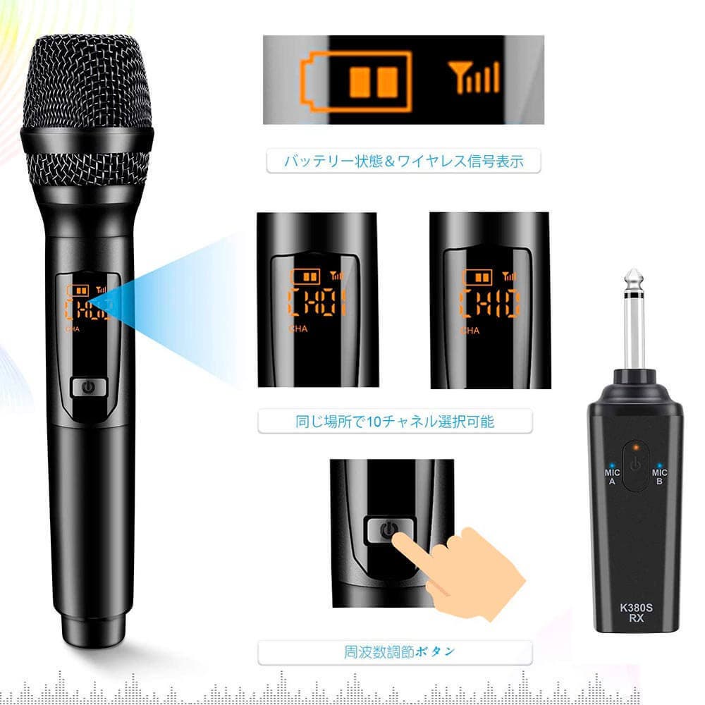 11．ワイヤレスマイク（2本）の画像1