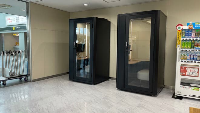 ☆テレワークブース松山空港BOOTH1☆1階到着ロビーのジェットスターカウンター前!!の写真4