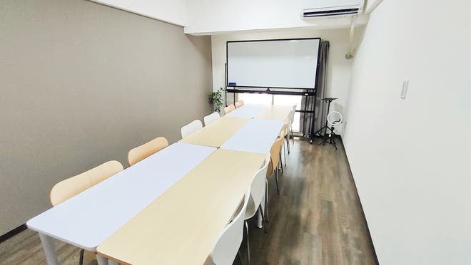 〈JOY博多1〉【博多駅5分/16名利用可】設備無料/高速光Wi-Fi/ホワイトボード/プロジェクタースクリーンの写真9