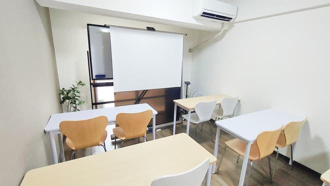 〈JOY博多1〉【博多駅5分/16名利用可】設備無料/高速光Wi-Fi/ホワイトボード/プロジェクタースクリーンの写真2