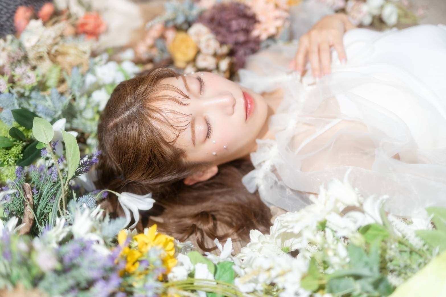 満天のカスミソウの下撮影収録できる機材全部無料のデザイナーズ撮影スタジオの写真16