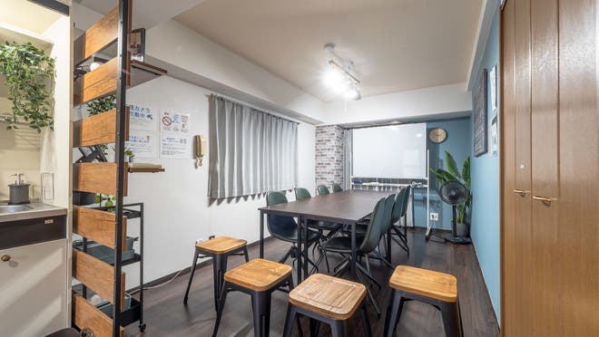 【京橋駅3分】貸会議室/交流会/ボドゲ会🌸24H/最大12名✨高速WiFi・プロジェクター・★完全個室🌸ボードゲームありの写真14