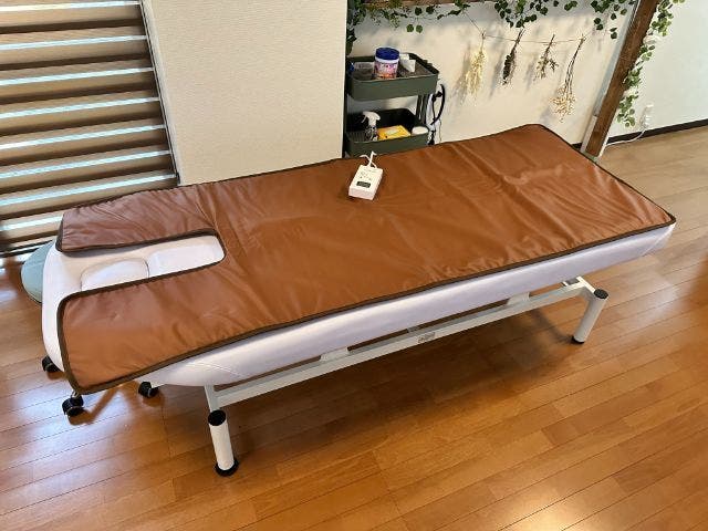 文化村から徒歩２分・神泉駅歩３分｜広々サロン。昇降ベッド・大型テーブルとソファを配したボタニカルな空間 *4階まで階段ですの写真25