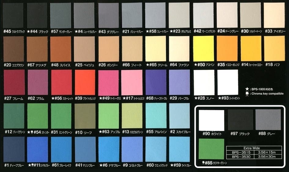 背景紙（横幅約2.7ｍ　長さ約5ｍ）の画像1