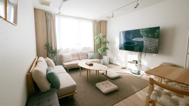 銀座推し活🎀白×ナチュラル映え空間🌿誕生祭・女子会・撮影に📸完全貸切✨24時間OK🚃の写真1