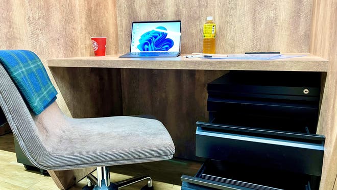 1名様用のワイドブース【7】東銀座 駅から直結!コワーキングにおススメ!の写真4