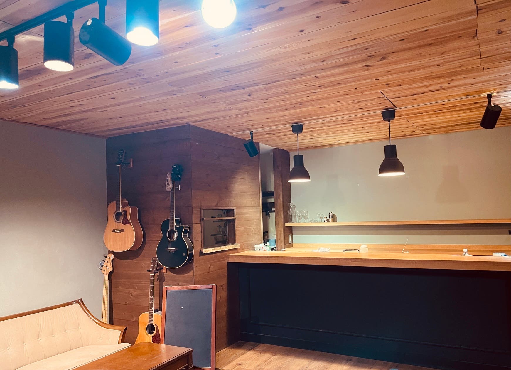 バーカウンター&キッチンエリア一式の画像1