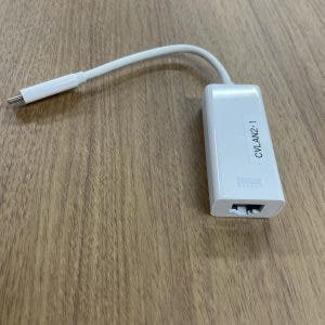USB Type-C⇨有線LAN変換アダプタ(9cm)の画像1
