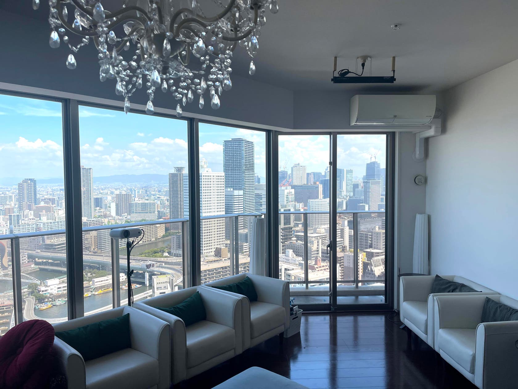 高層階階からの綺麗絶景夜景！＃淀川花火大会＃ユニバ＃タワマン＃高層階＃夜景＃撮影＃コスプレ＃配信の写真16