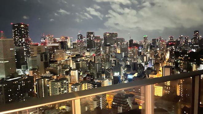 タワマン33階からの綺麗絶景夜景!#淀川花火大会#ユニバ#タワマン#33階#夜景#撮影#コスプレ#配信の写真5