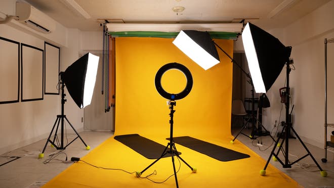 横浜駅徒歩6分【神奈川県内最安!!★本格撮影スタジオ】1H/2400円〜★背景紙&機材込み写真&動画撮影に最適なスタジオの写真6