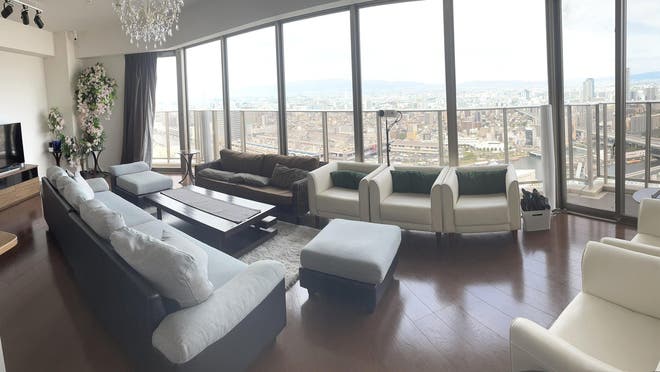 タワマン33階からの綺麗絶景夜景!#淀川花火大会#ユニバ#タワマン#33階#夜景#撮影#コスプレ#配信の写真21