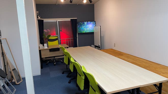 <中野駅徒歩7分個室マルチスペース>研修/勉強会/会議/面接/WEB会議/Wi-Fi/ホワイトボード/モニタの写真2