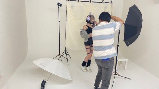 なんば駅近くの白ホリスタジオ。推し活、衣装撮影や商品撮影やアーティスト写真に最適!血糊撮影も可能。の写真8