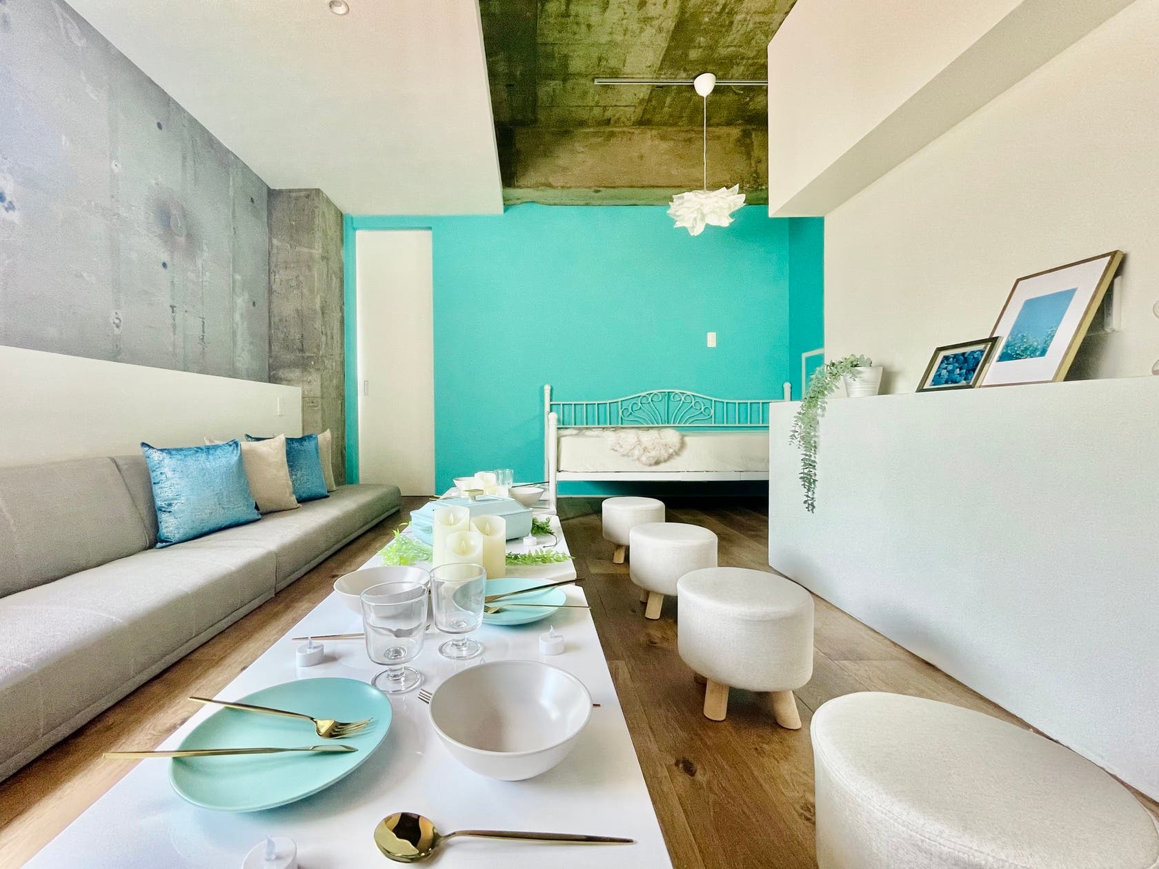 コスパ最強🌻65型TV/大人気ゲーム機＆動画視聴/ボドゲ＆マダミス/女子会・推し会/タコパ/デザイナーズ空間の写真4