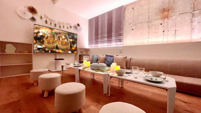 コスパ最強🌻65型TV/大人気ゲーム機&動画視聴/ボドゲ&マダミス/女子会・推し会/タコパ/デザイナーズ空間の写真6