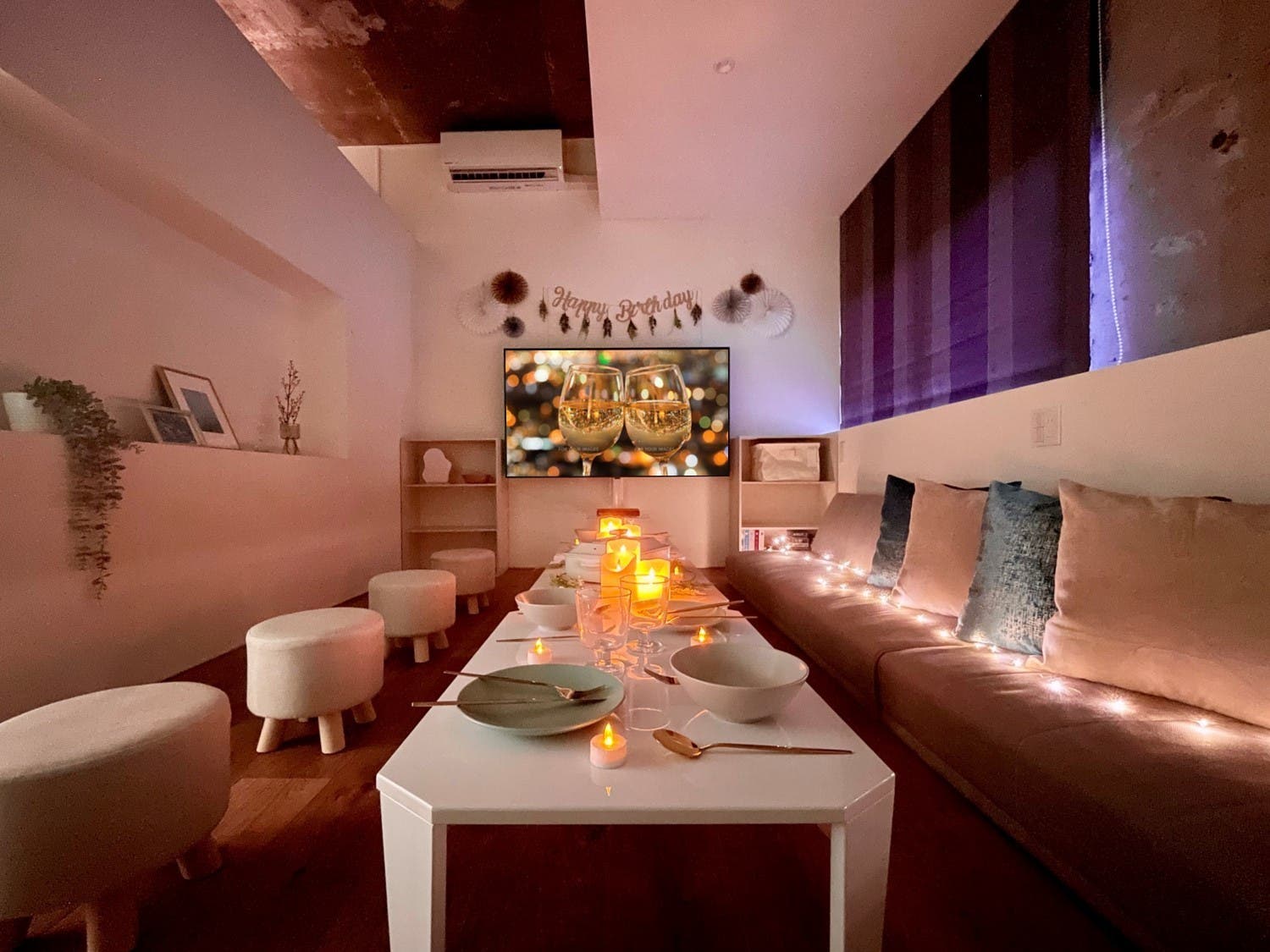 コスパ最強🌻65型TV/大人気ゲーム機＆動画視聴/ボドゲ＆マダミス/女子会・推し会/タコパ/デザイナーズ空間の写真7